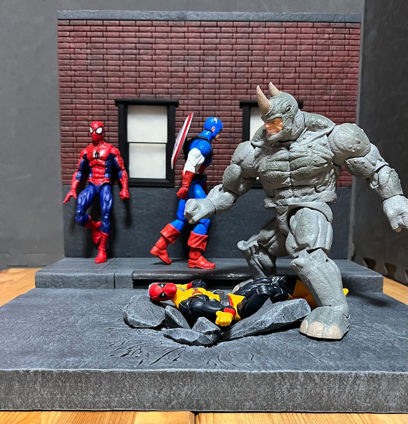 Side Building Street Foam Diorama - Etsy