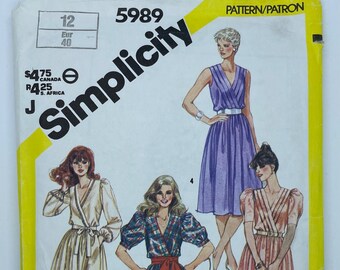 Simplicity 1656 Sewing Pattern Uncut Size 4-12 Misses' - Etsy