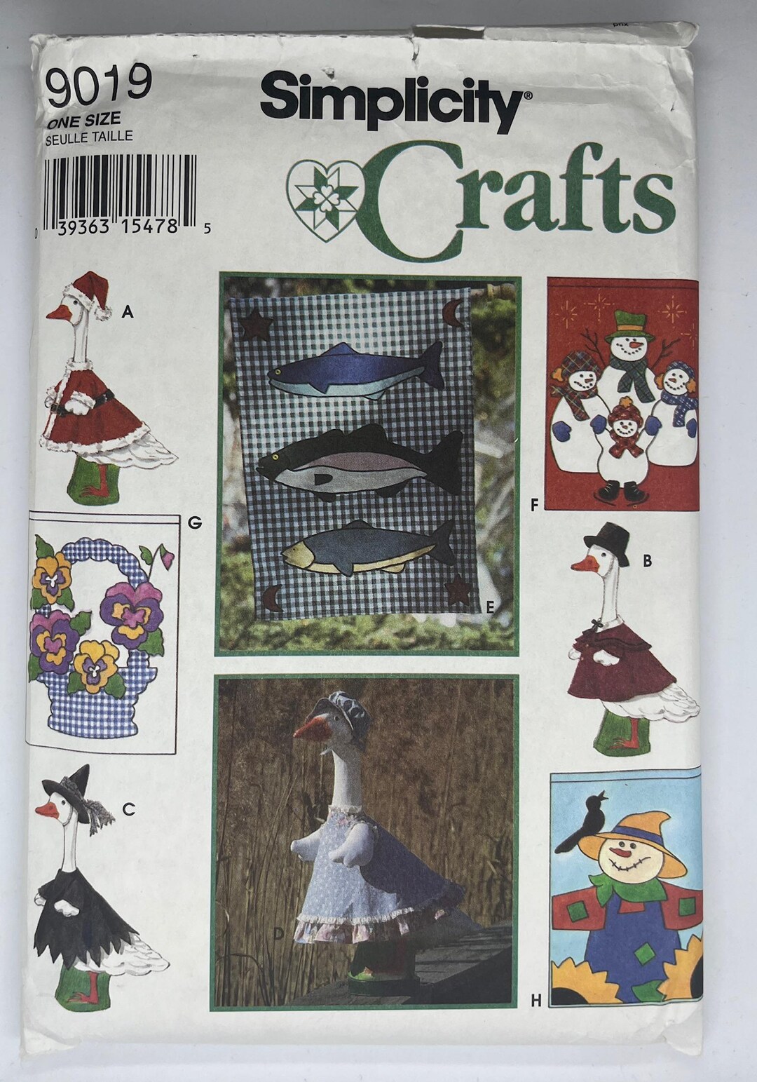 Simplicity Crafts 9019 | Flags and Lawn Geese Clothing | Factory Folded ...