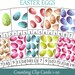 Easter Eggs Counting Clip Flashcards 1 - 20, Printable Spring Numbers ...
