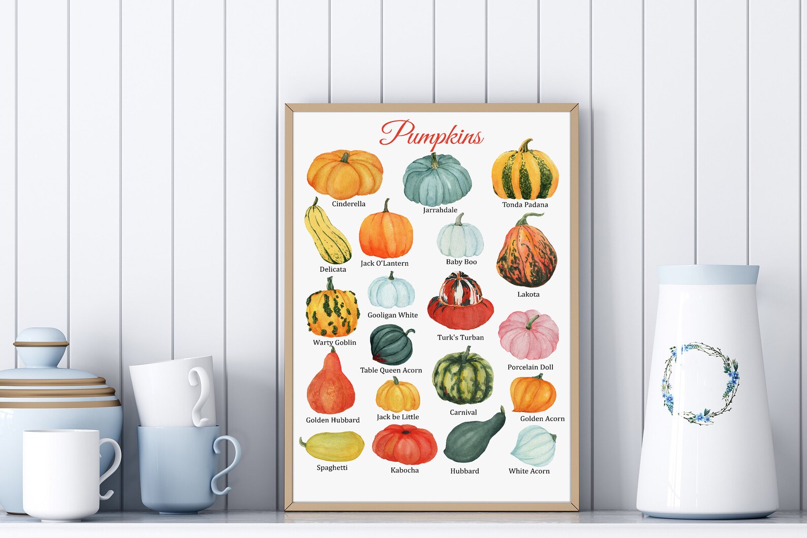 Fall Pumpkins Montessori Poster Thanksgiving Educational - Etsy