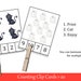 Halloween Count and Clip Cards, Number 1 - 20, Flashcards, Fall ...
