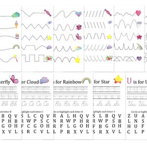 Unicorn Preschool Learning Pack, Worksheets, Montessori Materials, Math ...