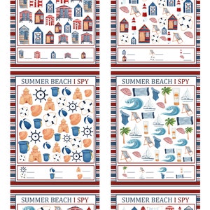 I Spy Summer Ocean Beach Printable Game for Kids, Preschool Party ...