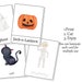 Halloween Preschool Flash Cards. Montessori 3 Part Cards. Nomenclature ...