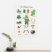 St. Patricks Day Montessori Poster, Educational Poster, Leprechaun ...
