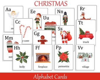 Alphabet Flash Cards PDF, ABC Flashcards Printable, Toddler & Preschool ...