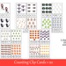 Halloween Count and Clip Cards, Number 1 - 20, Flashcards, Fall ...