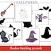 Halloween Shadow Matching Cards Toddler Montessori Printable - Etsy