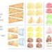 Ice Cream Printable Matching Game. Pattern Cards. Toddler Activity. - Etsy