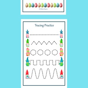 Easter Busy Book PDF. Easter Gnomes Preschool Printables - Etsy