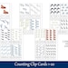 Arctic Animals Count and Clip Cards, Montessori Counting Numbers 1 - 20 ...