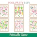 I Spy Pool Party, Summer Printable Game for Kids, Preschool Activity ...