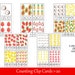 Fruits Count and Clip Cards, Summer Montessori Counting, Number 1 - 20 ...