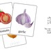 Vegetables Watercolor Flash Cards. Montessori Three Part Cards ...