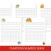 Fall Pumpkins Number Book Numbers Writing Practice Autumn - Etsy