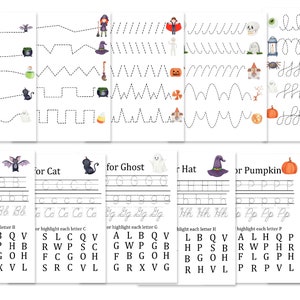 Halloween Printable Busy Book, Halloween Learning Pack, Kids Activity ...