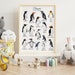 Penguins Species Montessori Poster, Educational Poster, Types of ...