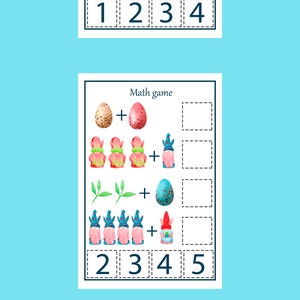 Easter Busy Book PDF. Easter Gnomes Preschool Printables - Etsy