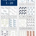 Arctic Animals Count and Clip Cards, Montessori Counting Numbers 1 20 ...