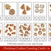 Christmas Cookies Counting Clip Cards. Printable Montessori Materials ...