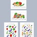 Vegetables Preschool Worksheets. Toddlers Activity Book. Montessori ...