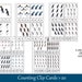 Penguins Count and Clip Cards, Montessori Counting Numbers 1 - 20 ...