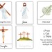 Religeous Easter Flash Cards, Montessori Three Part Cards, Resurrection ...