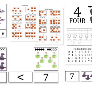 Halloween Printable Busy Book, Halloween Learning Pack, Kids Activity ...