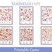 I Spy Seashells, Summer Beach Printable Game for Kids, Preschool Party ...