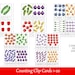 Vegetables Count and Clip Cards, Montessori Counting, Number 1 - 20 ...