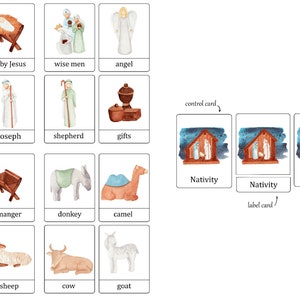 Nativity Preschool Learning Pack, Christmas Worksheets - Etsy