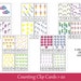 Unicorns Count and Clip Cards, Number 1 - 20, Flashcards, Preschool ...