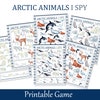 Arctic Animals Count and Clip Cards, Montessori Counting Numbers 1 20 ...