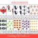 Halloween Count and Clip Cards, Number 1 - 20, Flashcards, Fall ...