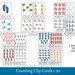 Summer Ocean Beach Count and Clip Cards, Number 1 - 20, Flashcards ...