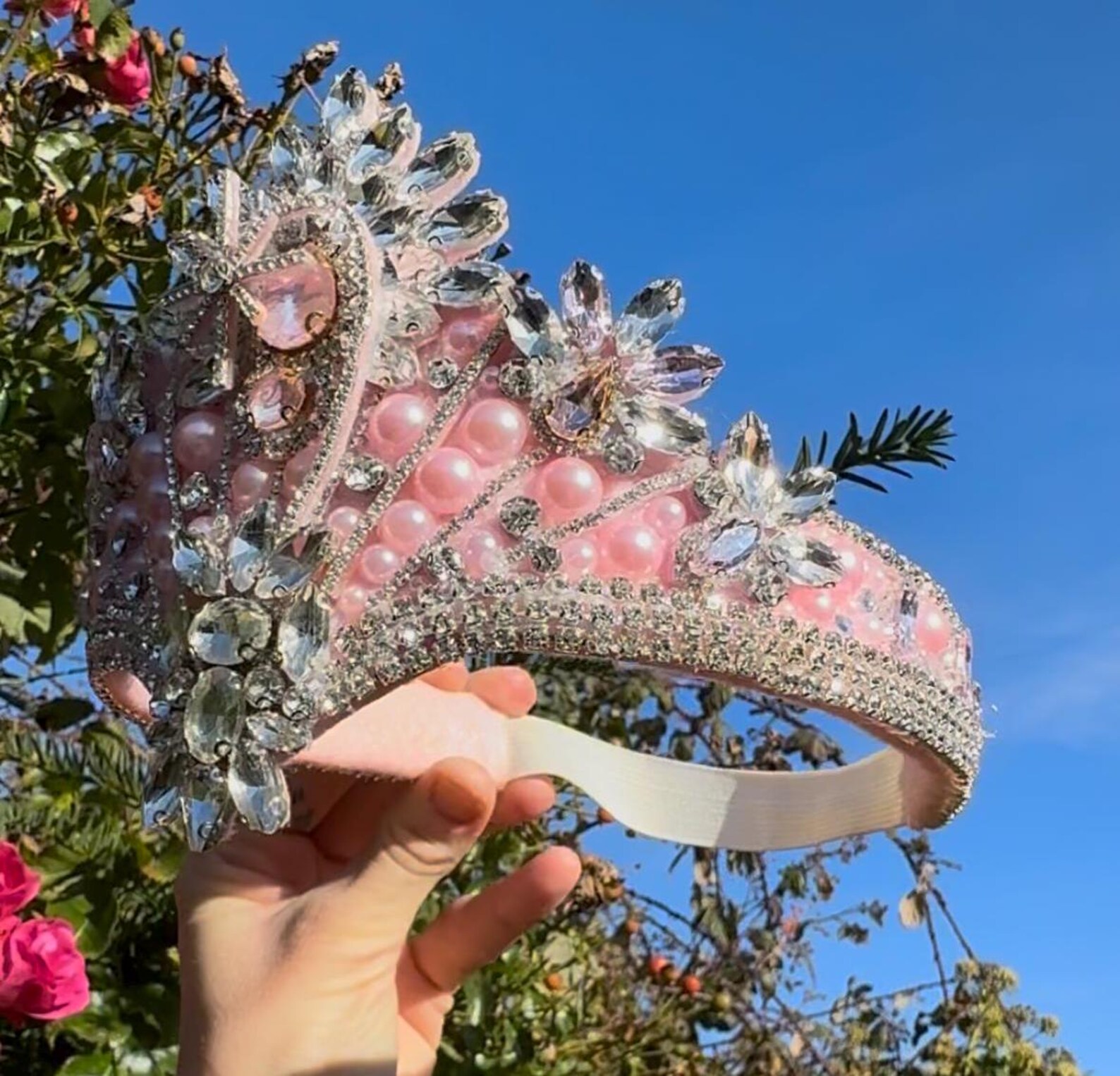 Good Witch Pink Crown Tiara Glinda Cosplay Wizard of Oz - Etsy