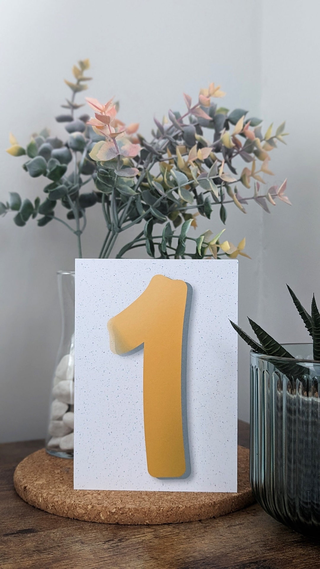 Colourful Numbers / Birthday Card / Greeting Card - Etsy