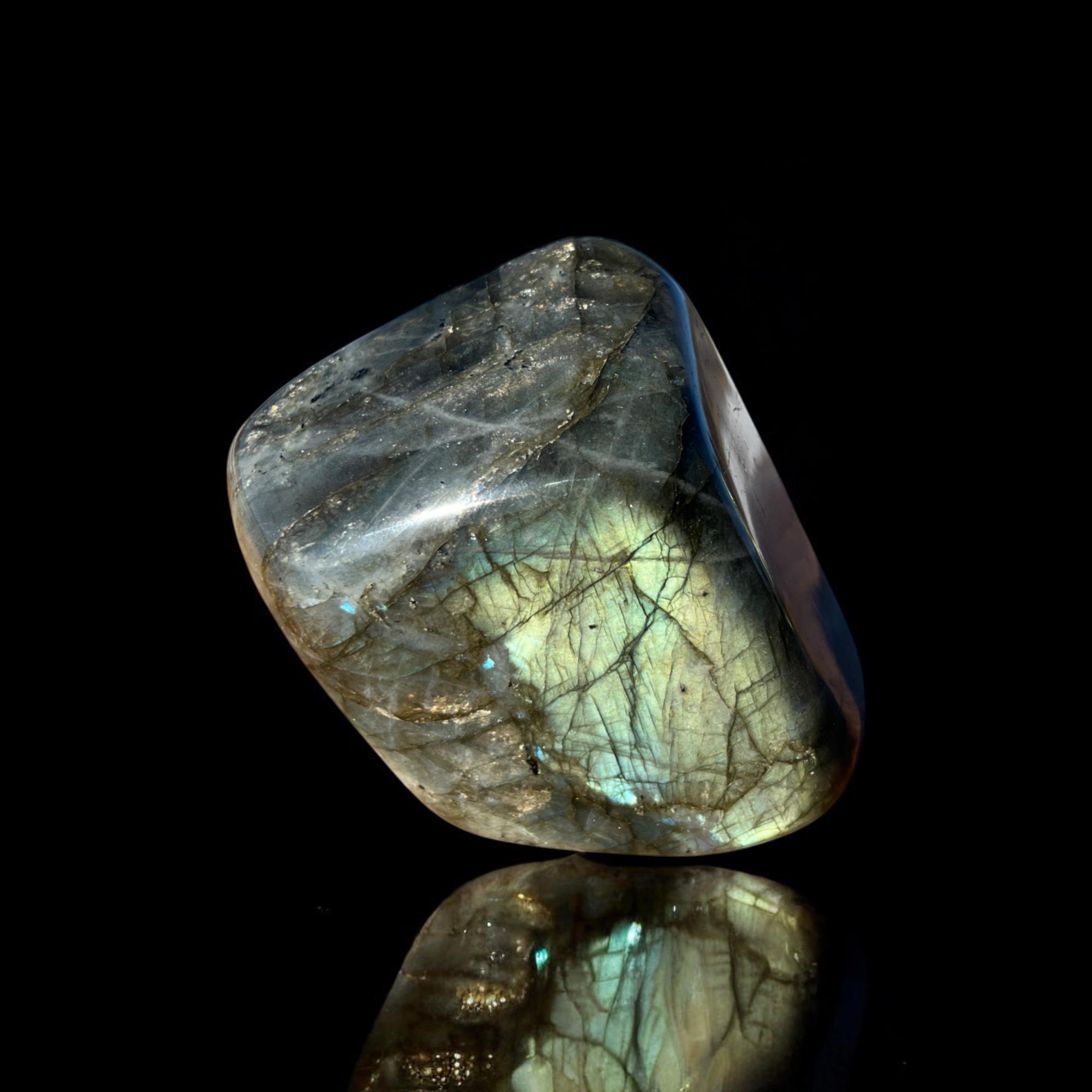 Natural Raw Polished Labradorite Gemstone Freeform Crystal Metaphysical ...
