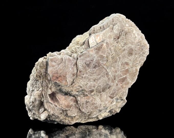 Natural Raw Muscovite Mica on Quartz Feldspar Matrix Gemstone Specimen ...