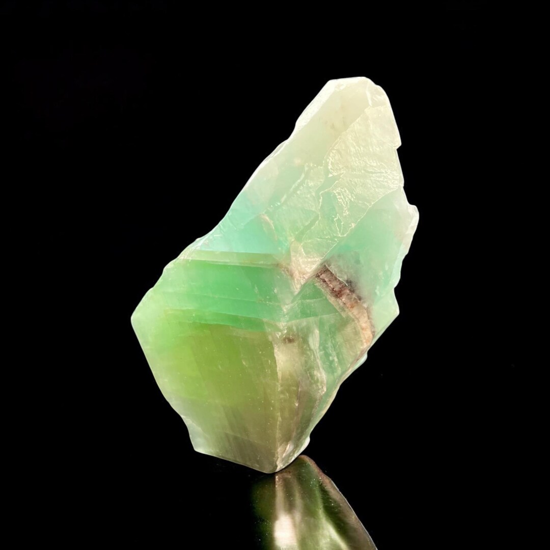 Natural Raw Emerald Calcite Crystal Specimen Gemstone Metaphysical ...