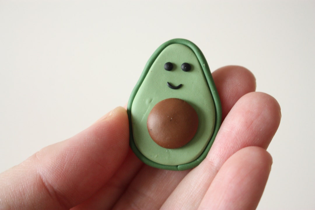 Kawaii Avocado Magnet - Etsy