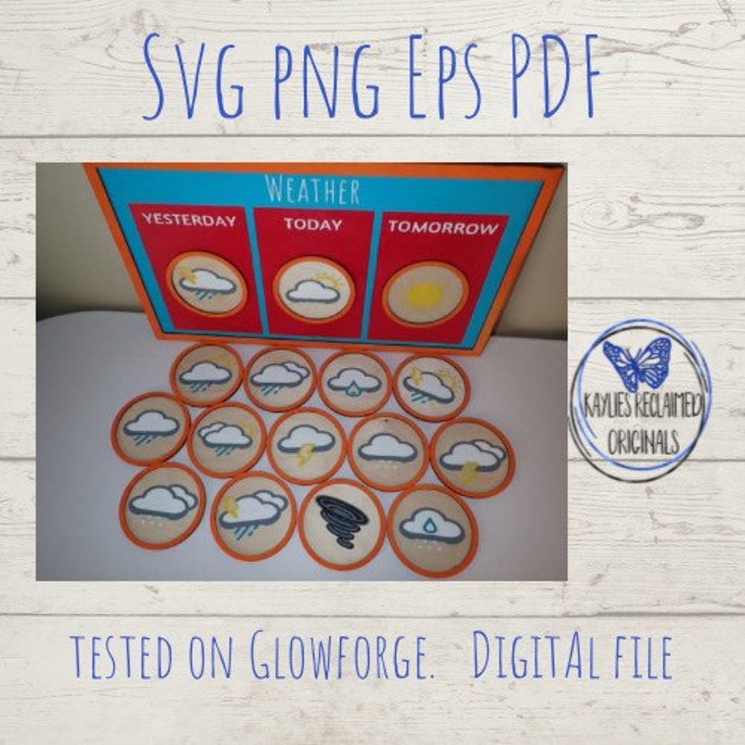 Interchangeable Weather Board for Classroom, Teaching Weather, Planning ...