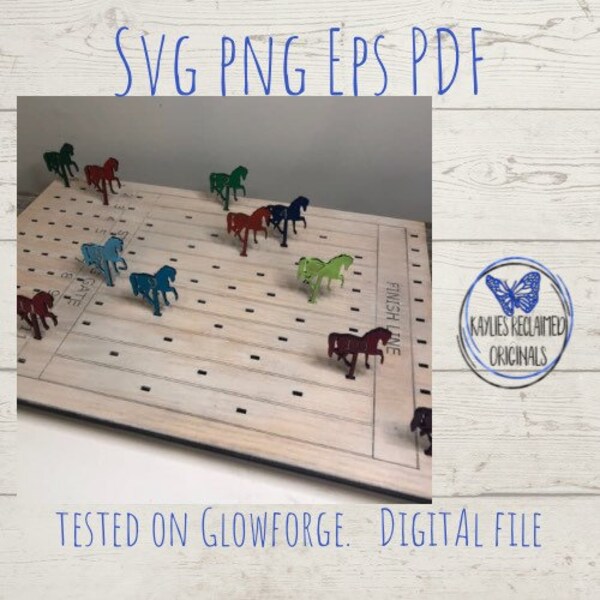 Horse Racing Game Board - Etsy