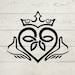 Claddagh Digital Download | SVG | PNG | JPEG | Cricut Design Space ...