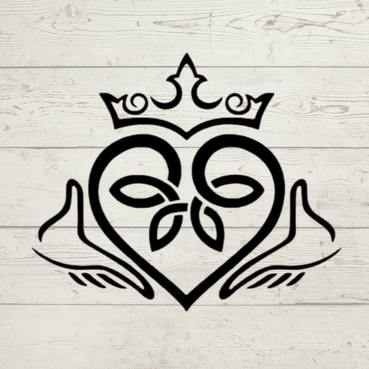 Claddagh Symbol Drawing