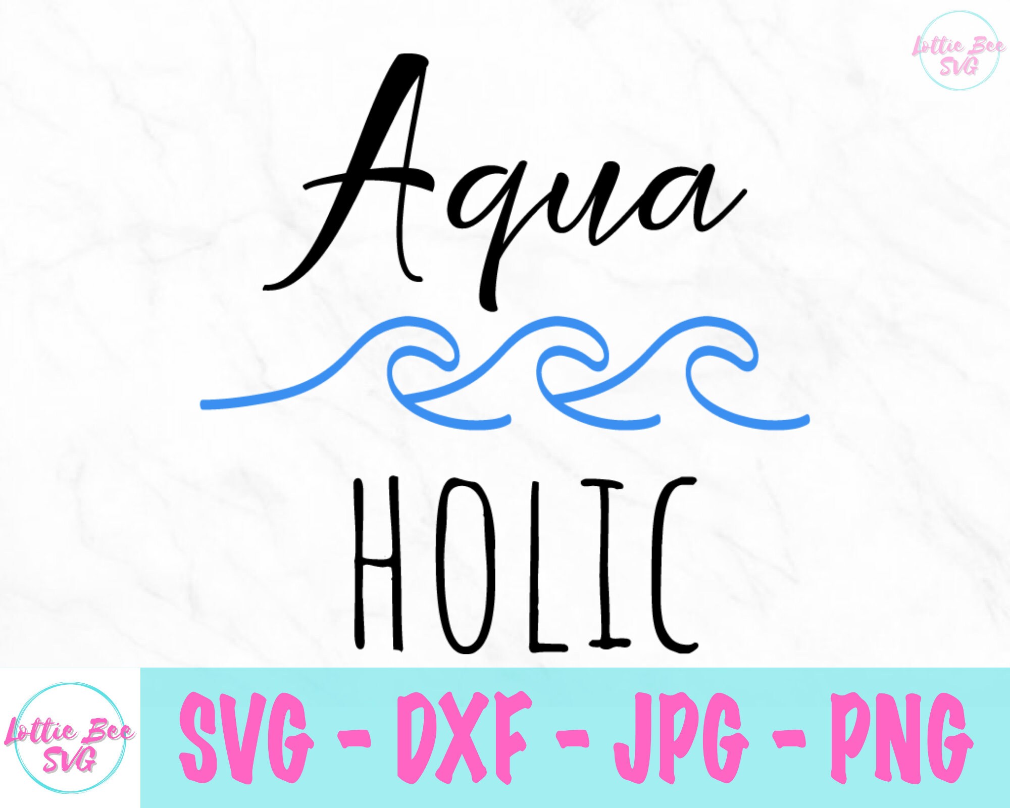 Aquaholic Svg Water Sports Svg Alcohol Beach Life Svg - Etsy