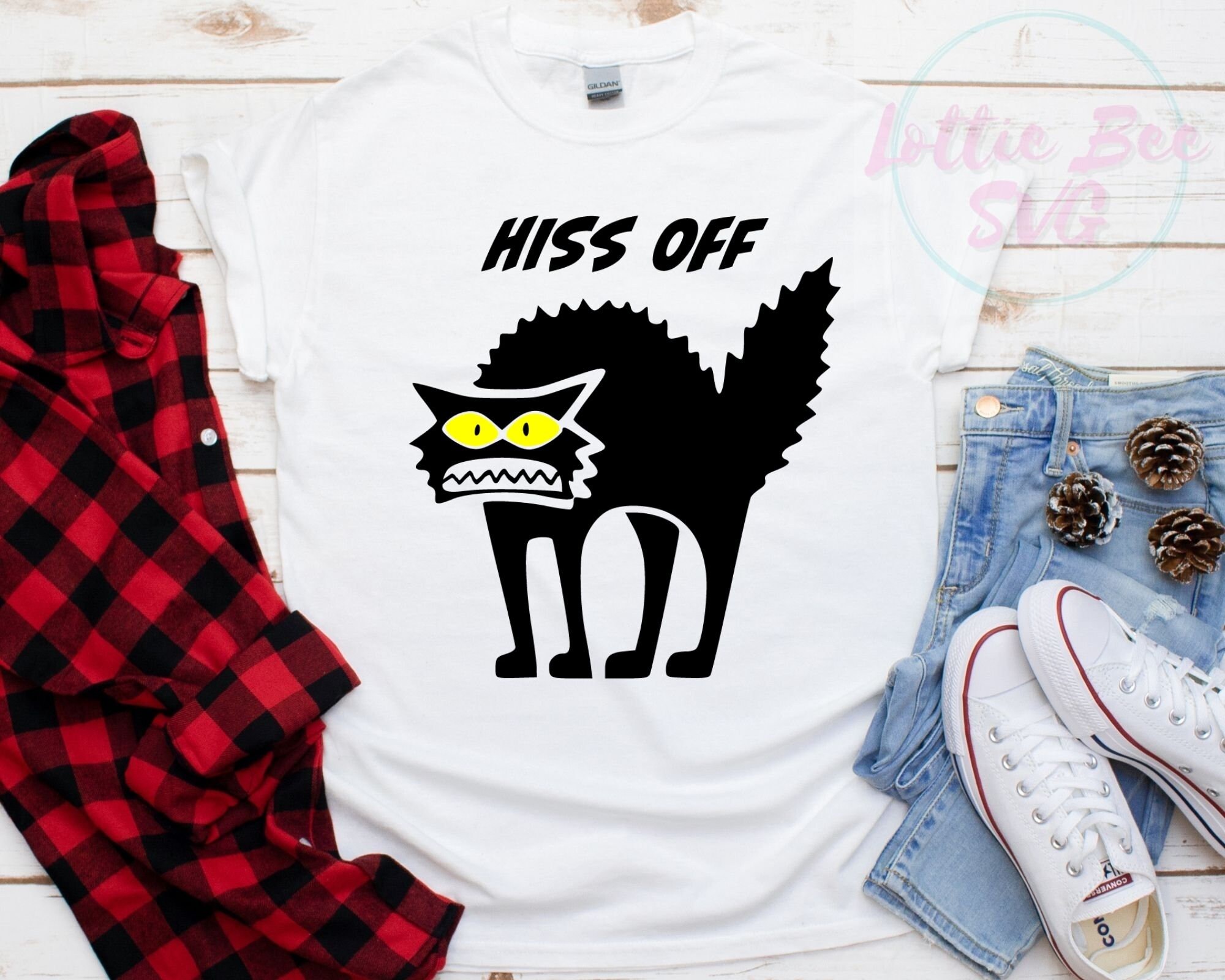 Hiss off Svg - Cat Svg - Cartoon Svg - Etsy