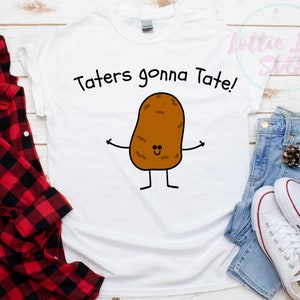 Taters going to Tate svg Cartoon Cupcake svg Lustiges Svg - Etsy.de