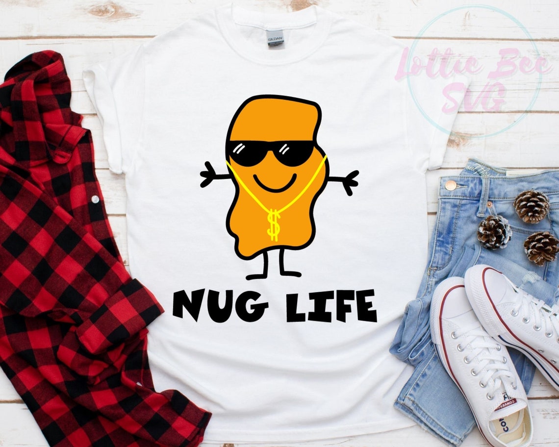 Nug Life Svg - Chicken Nuggets Svg - Cartoon Svg - Etsy